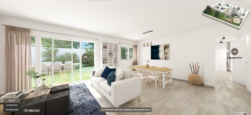 Visite virtuelle pour l'immobilier neuf : le média 3D indispensable